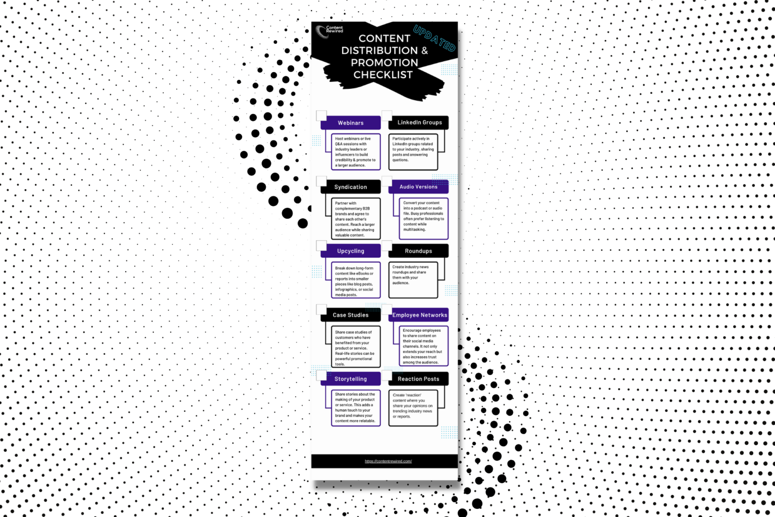 Content Creator Checklist: Promotion & Distribution | Content Rewired
